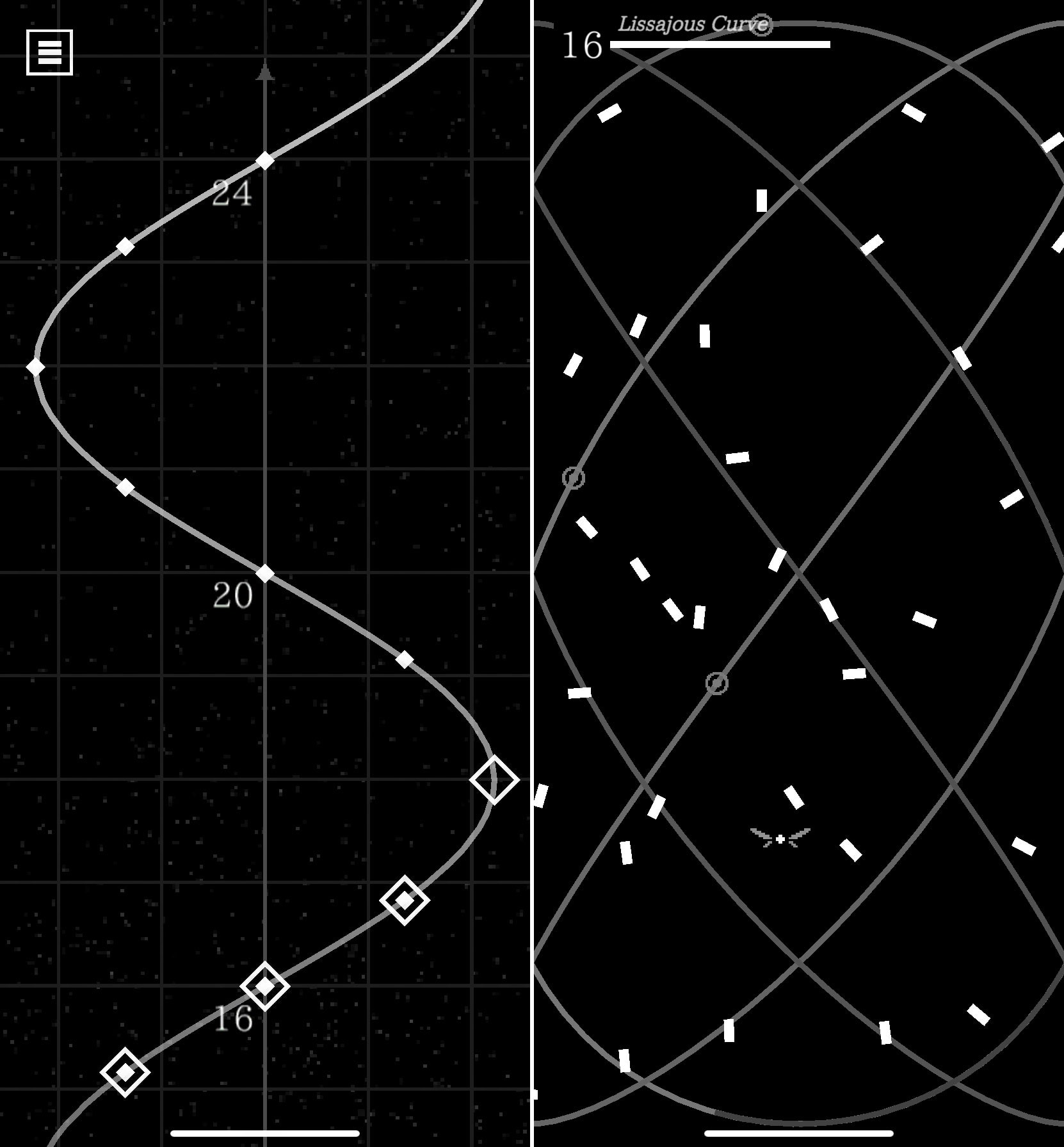 『Mathmare（マスメア）』レビュー 美しい数学的弾幕を避ける弾幕ゲーム - GameFoliage