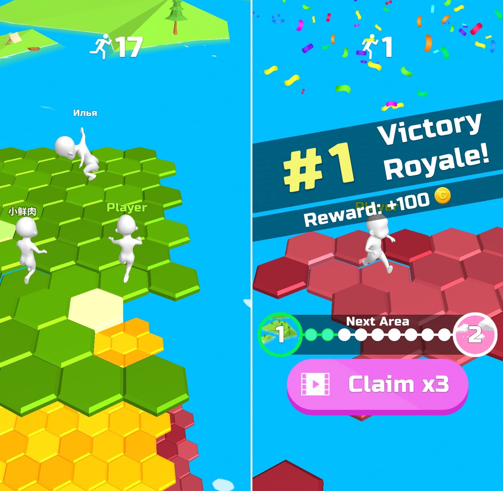 『Do Not Fall .io』レビュー 崩れるタイルを飛び移り生き残るサバイバル - GameFoliage