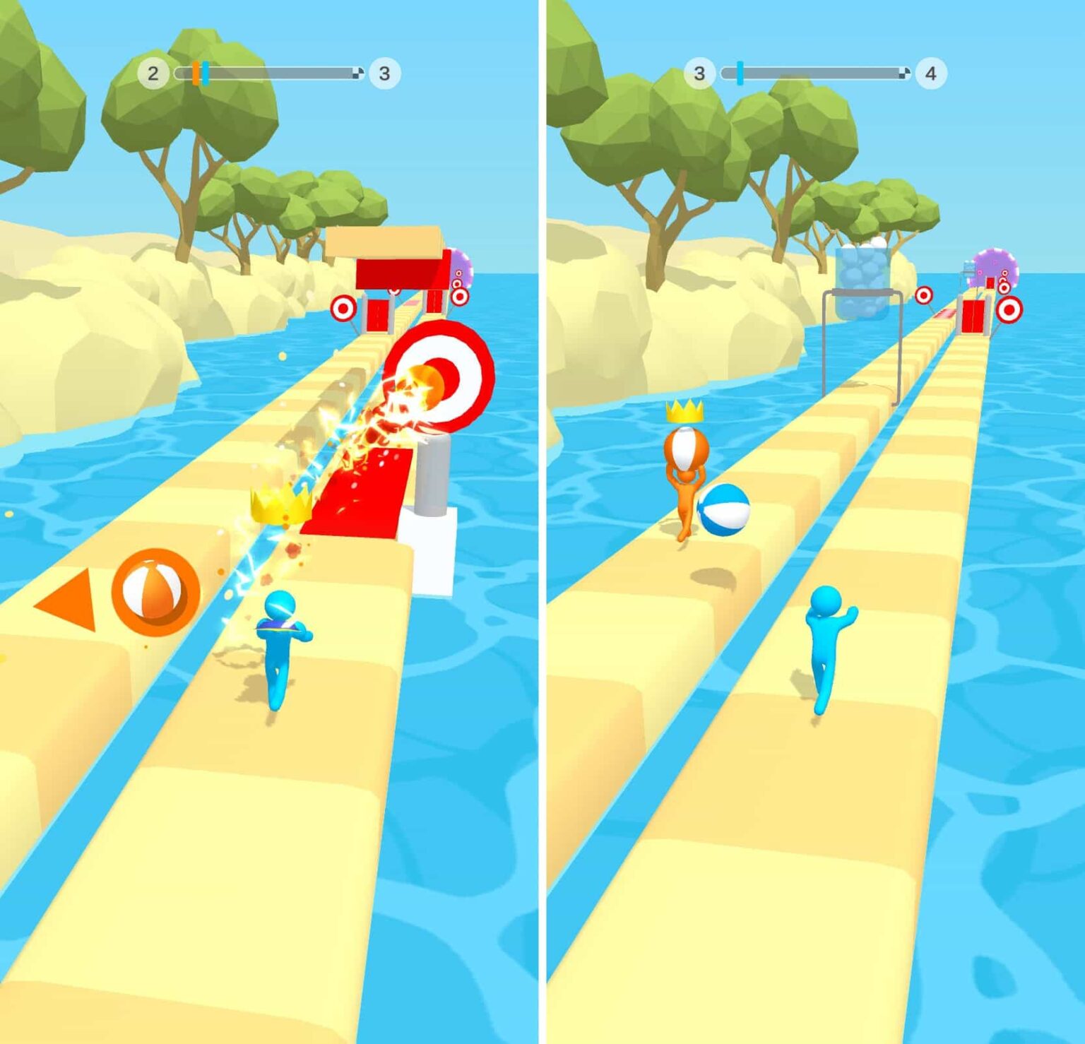 『Tricky Track 3D』レビュー ボールを投げて戦うレース - GameFoliage