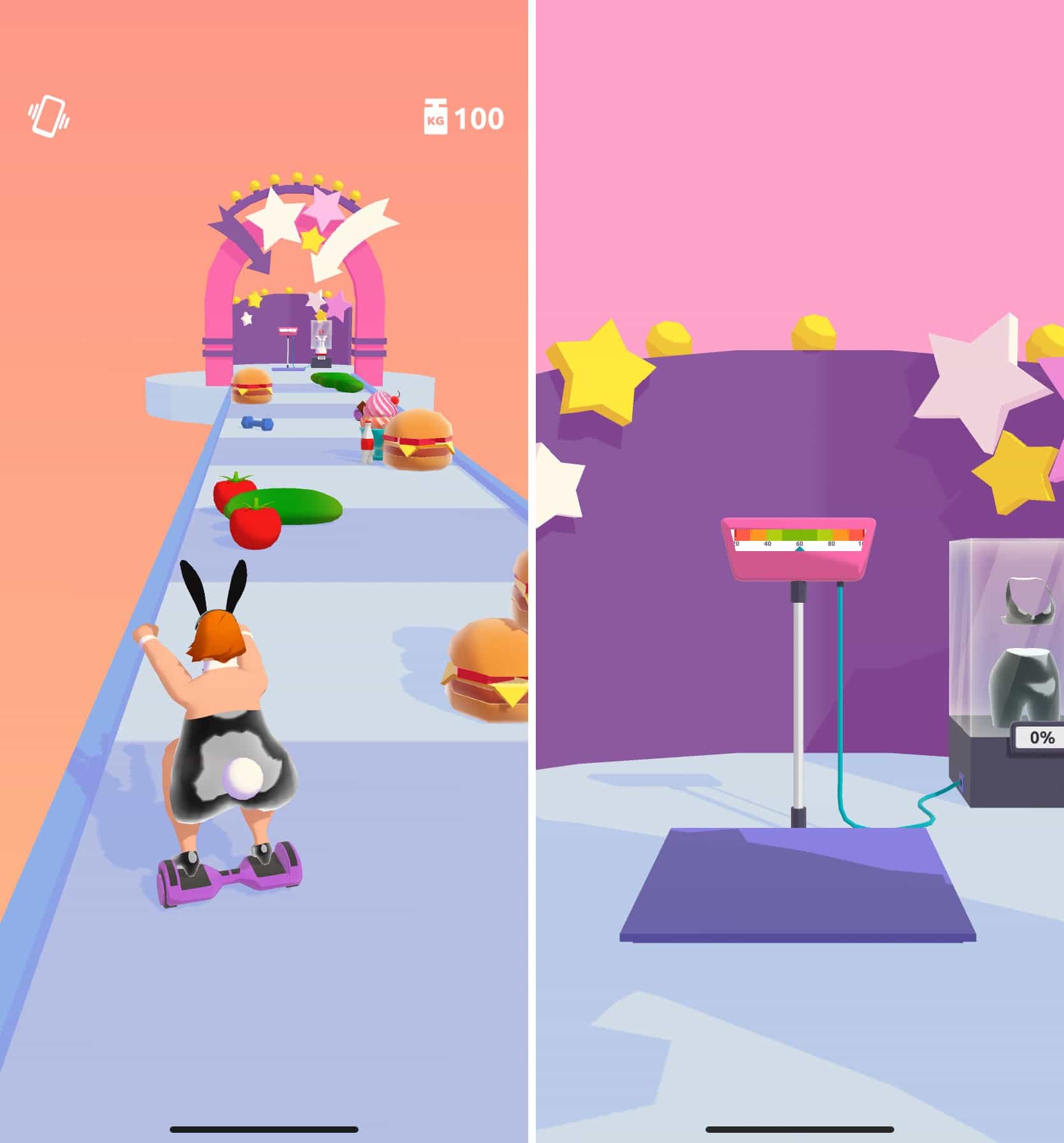 『Body Race』レビュー 体重を調整してゴールを目指すレースゲーム - GameFoliage