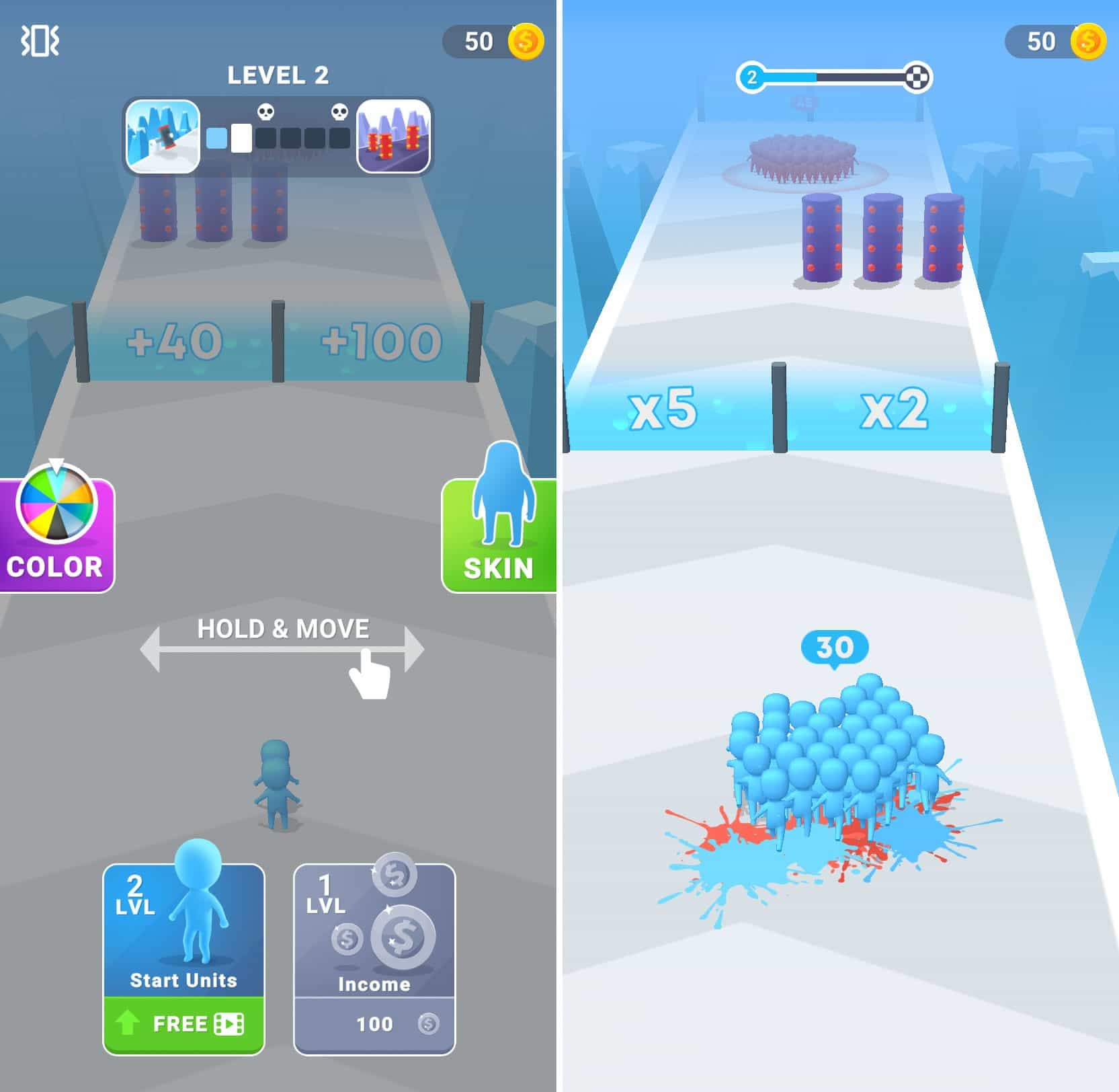 『Count Masters』レビュー 人数を増やしてボスをタコ殴り！ - GameFoliage