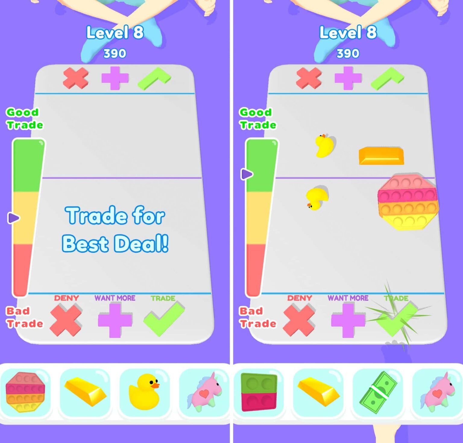 『Fidget Trading 3D』レビュー おもちゃをトレードする簡単ミニゲーム - GameFoliage