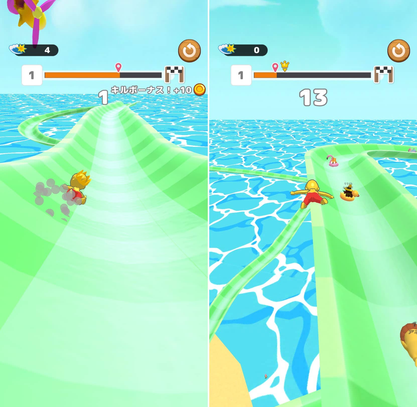 『LINE：ショートカットスライダー』レビュー とんでもない近道をするレースゲーム - GameFoliage