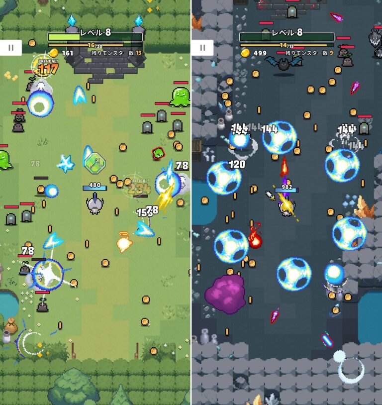 『伝説の剣.io』レビュー 何度も遊びたくなる爽快感抜群のローグライクRPG - GameFoliage