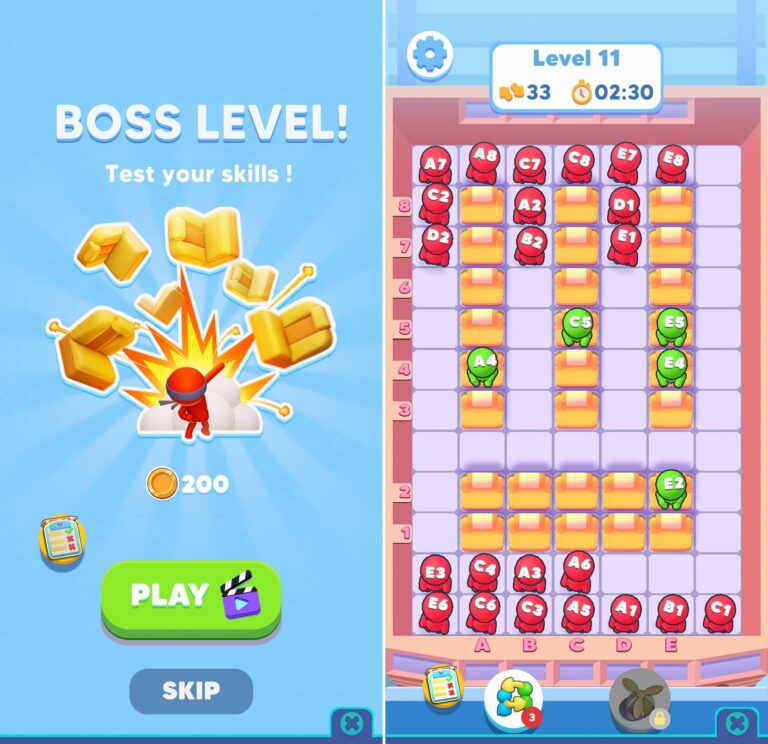 『Seat Jam 3D』レビュー 人々を正しい座席に入れ替えるカジュアルゲーム - GameFoliage