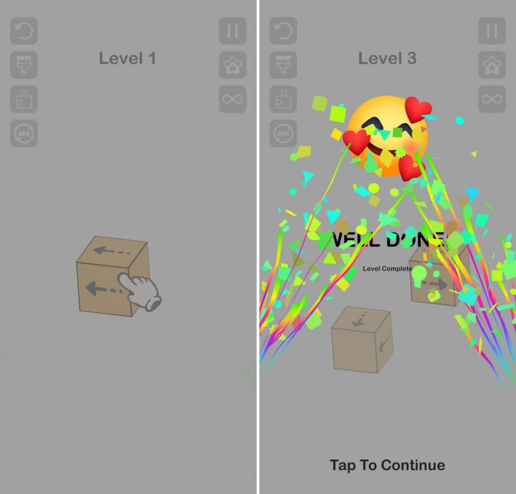 『Tap Master』レビュー 矢印の方向へ飛ぶブロックを全て消すパズルゲーム - GameFoliage