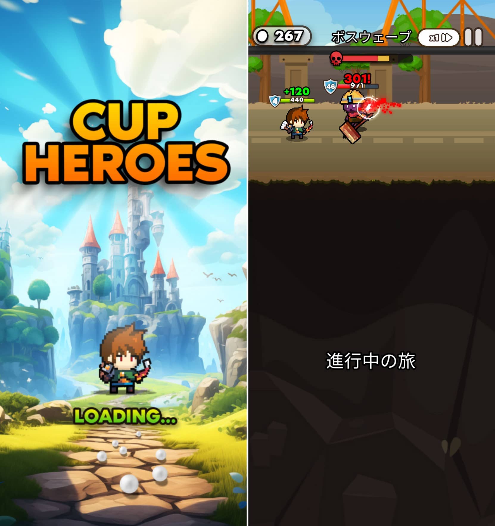 『Cup Heroes』レビュー ボールを増やしてスキルを取得するローグライクRPG - GameFoliage