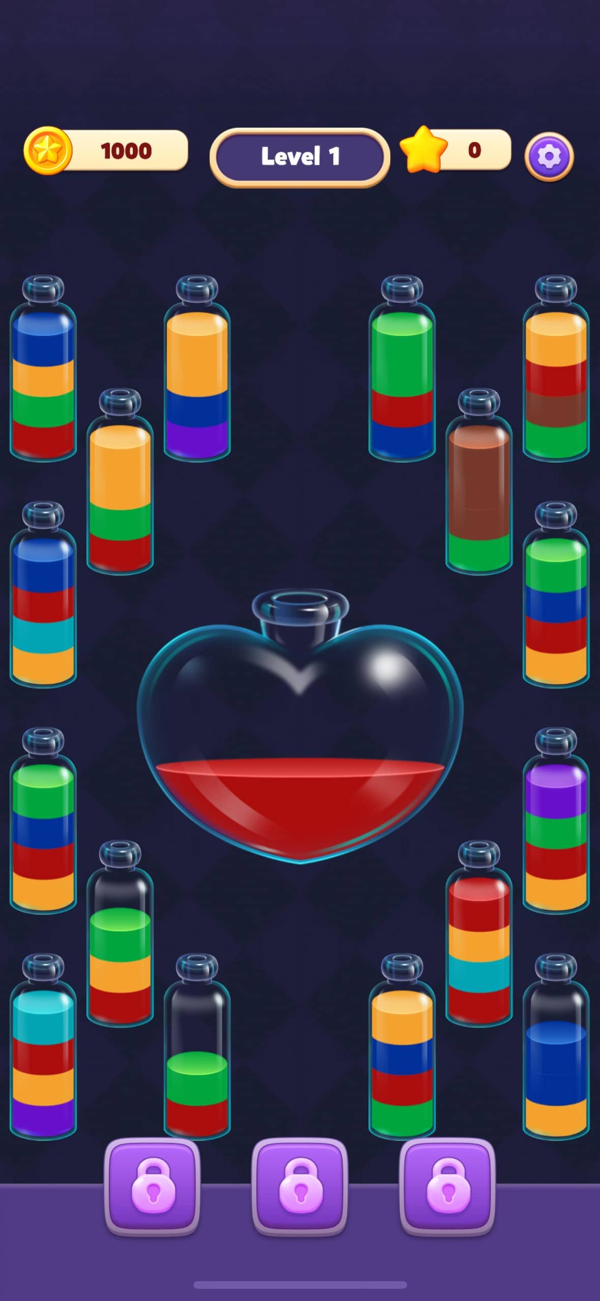 『Water Match』レビュー シンプル操作で奥深い音まで心地いい“整う”ソートパズル - GameFoliage